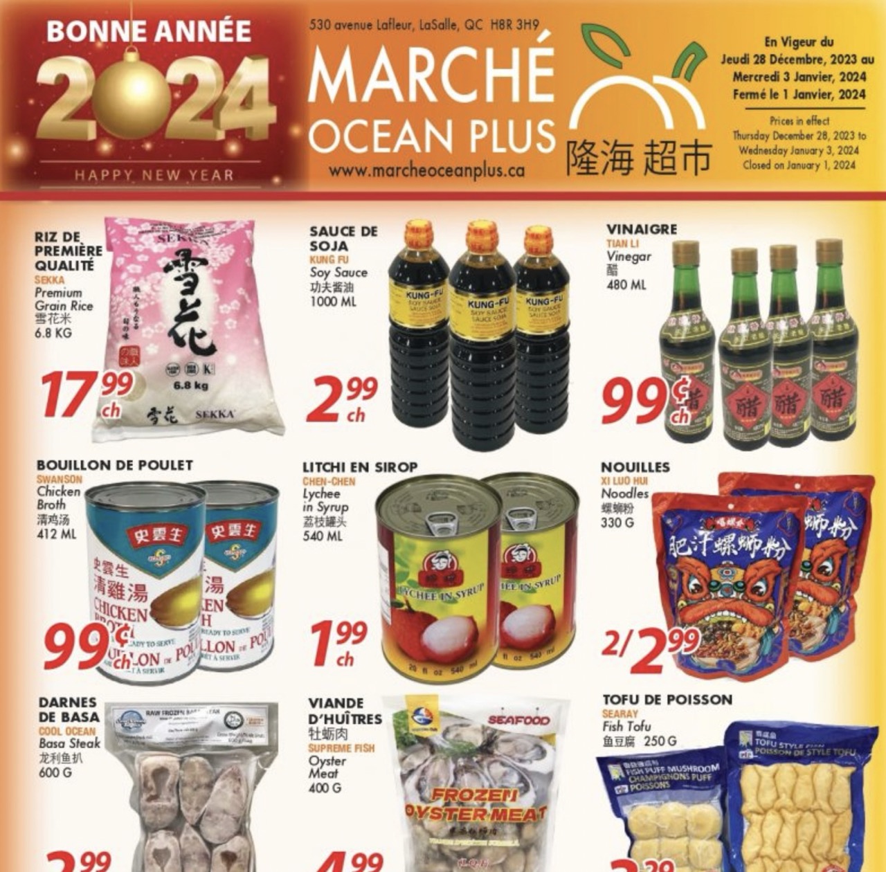 Circulaire Marché Ocean Plus