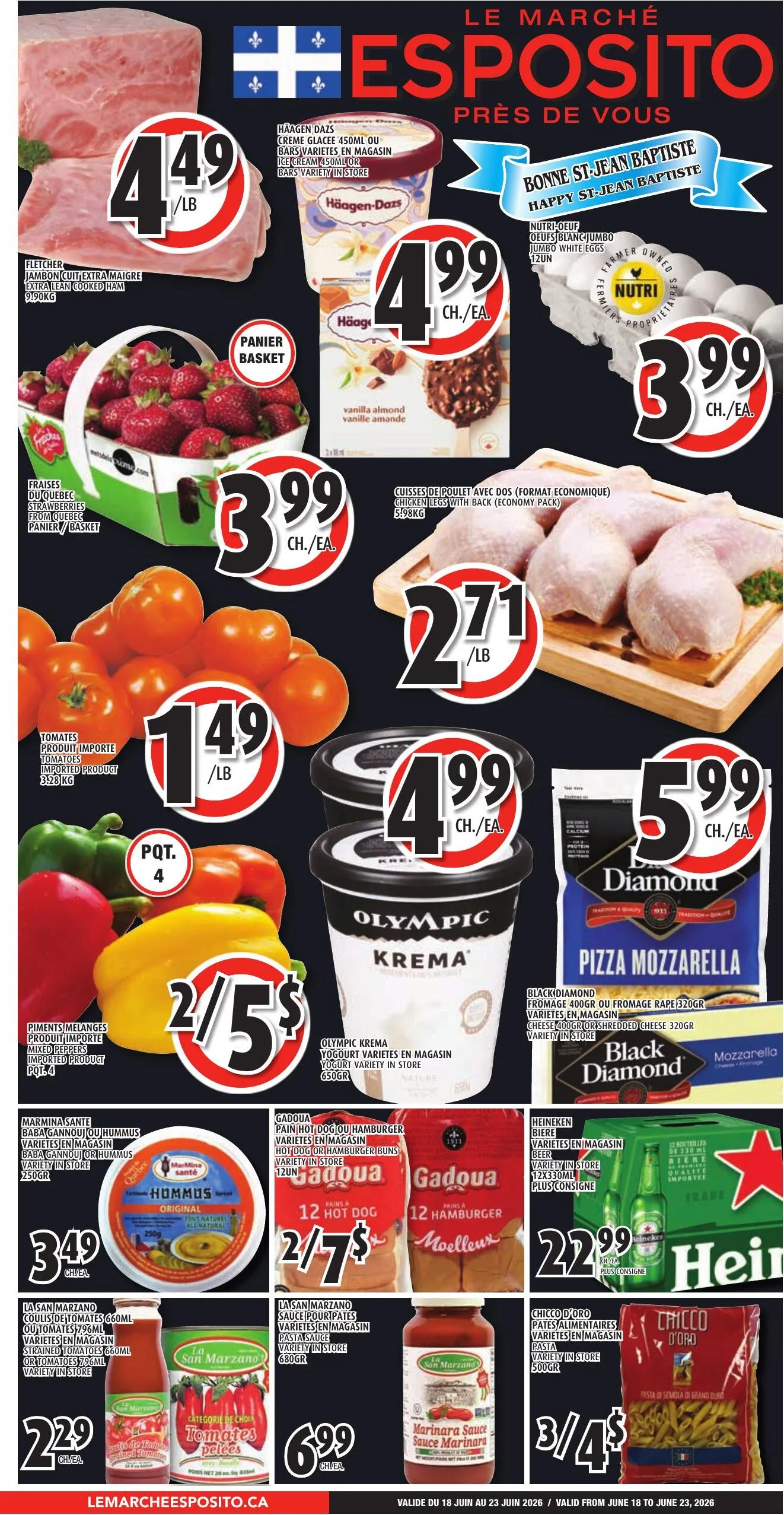 📬 Circulaire Le Marché Esposito du 18 au 23 juin 2026