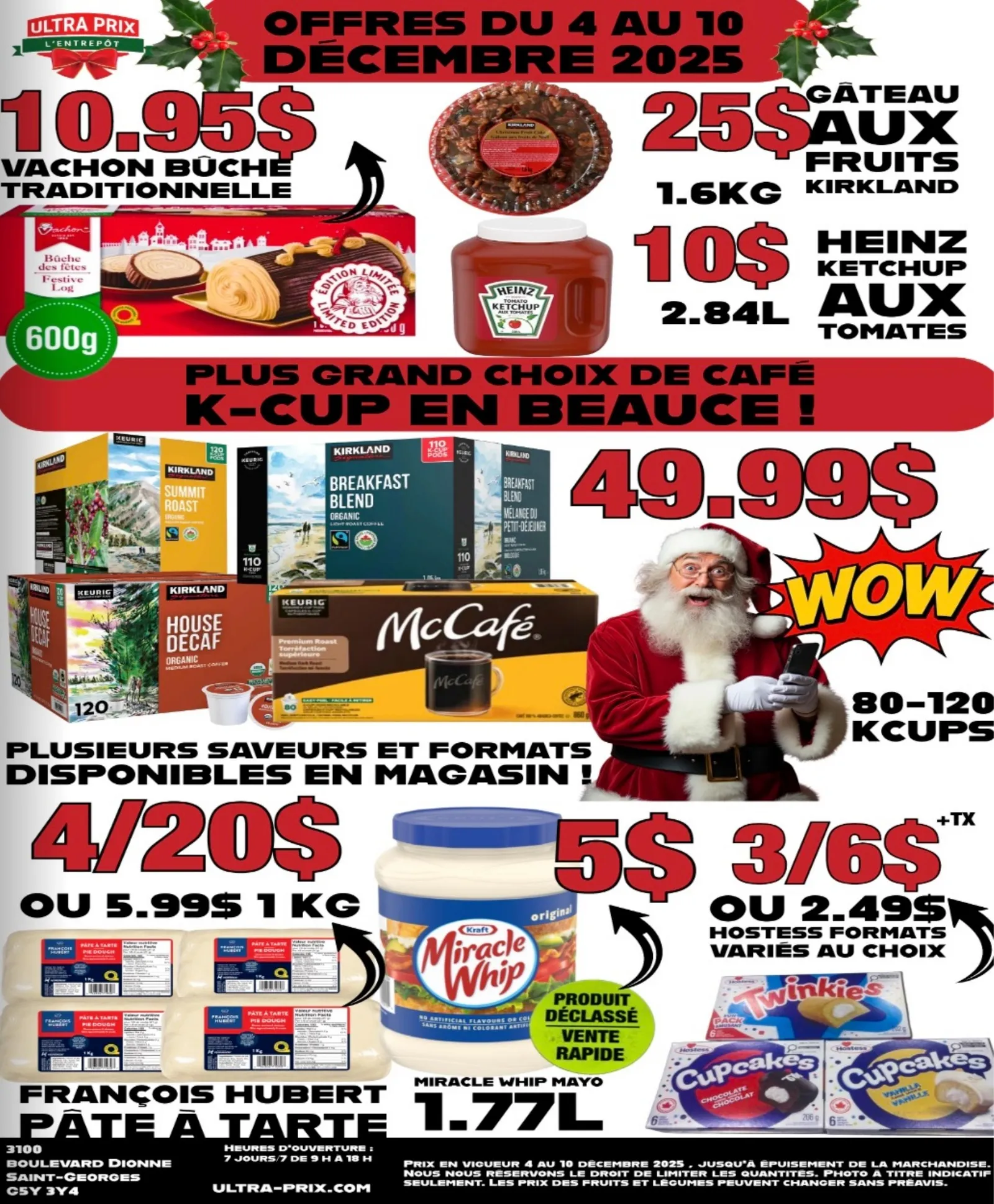 📬 Circulaire Ultra Prix L’entrepôt du 4 au 10 décembre 2025